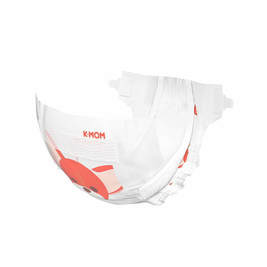 K-MOM Dual Story Diaper – Tape S (4-8kg) | Hayllo